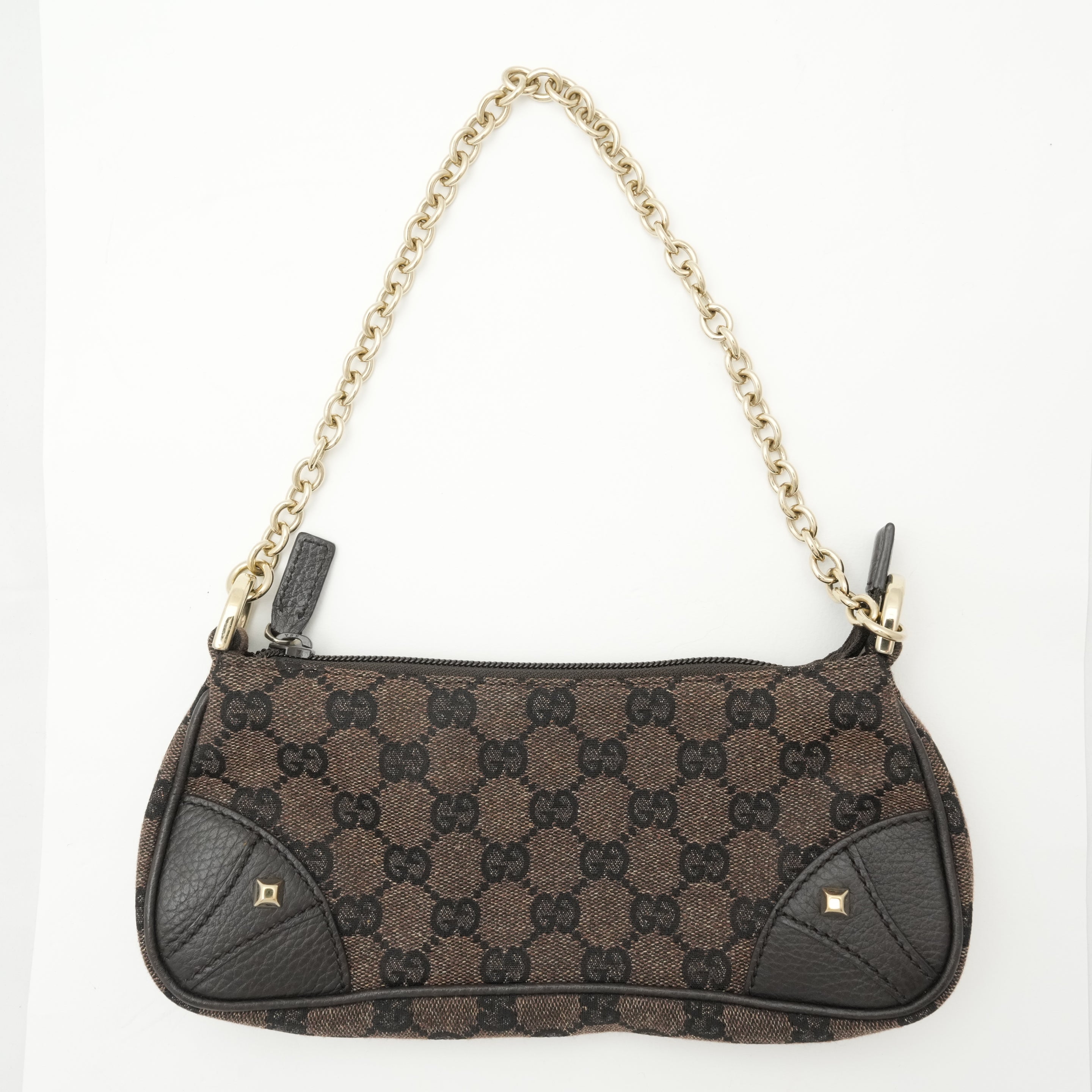 GUCCI GG Canvas Chain Shoulder Bag – Aime Vintage